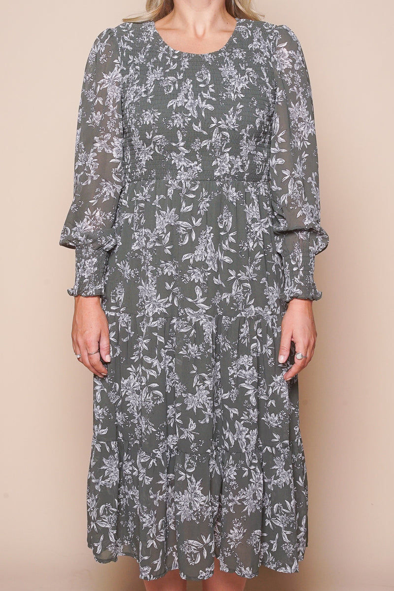 Scout Midi Dress in Dark Green – Always Alice