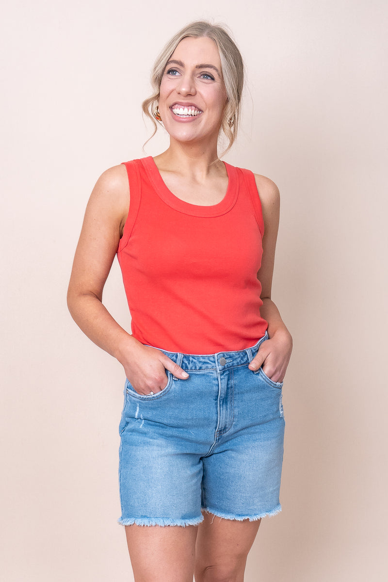 Esme Tank in Crimson - Foxwood – Always Alice