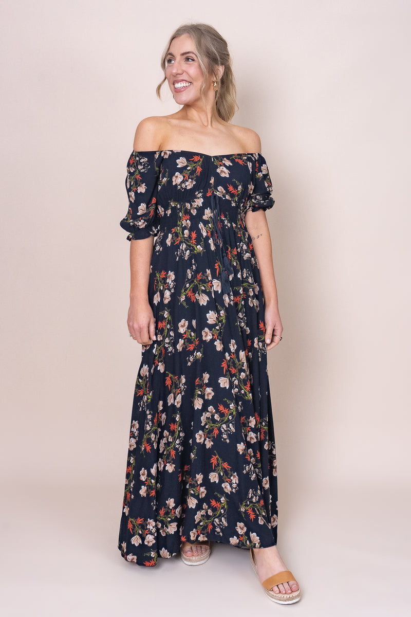 Nikka Maxi Dress in Navy – Always Alice