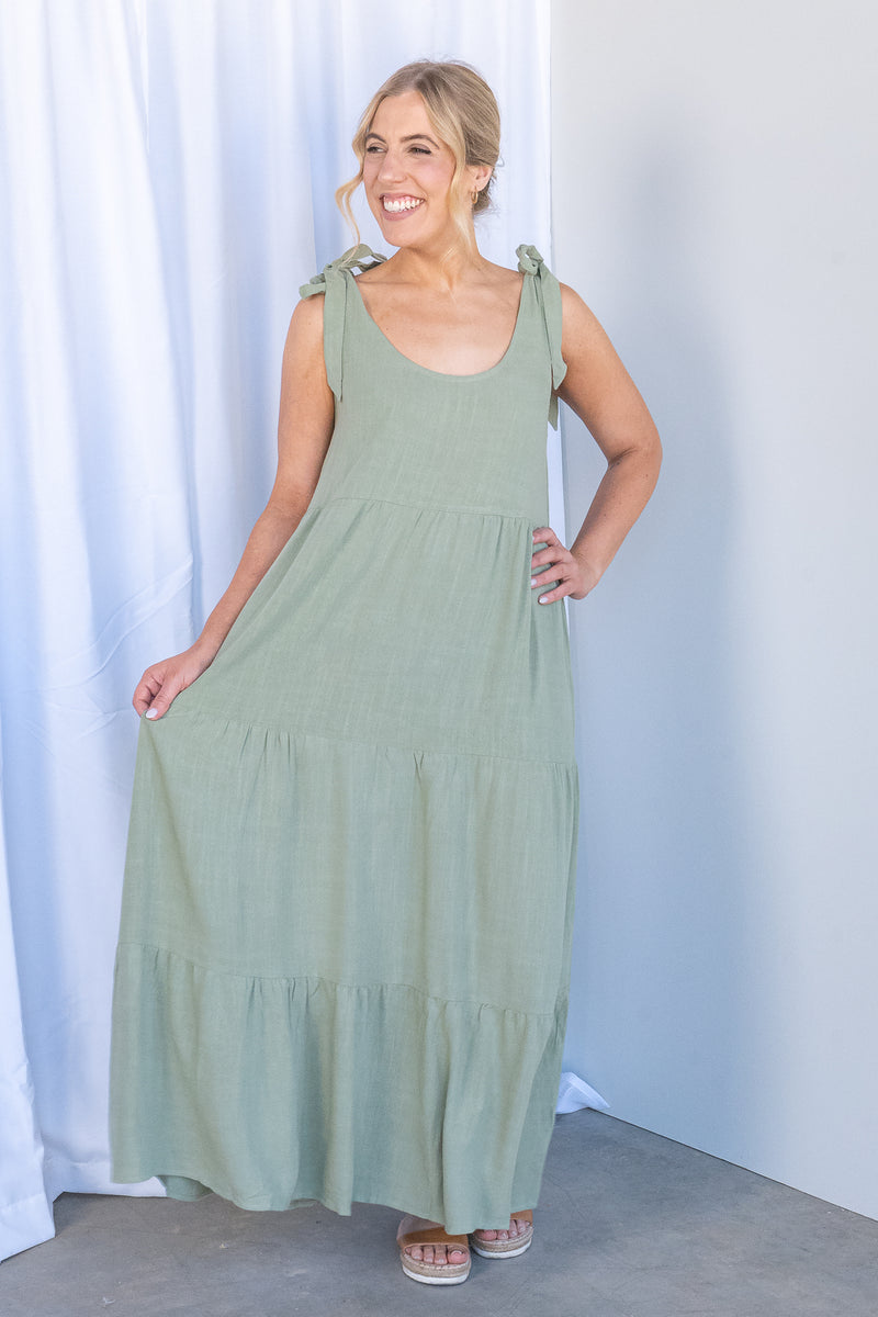 Zee Dress in Sage – Always Alice
