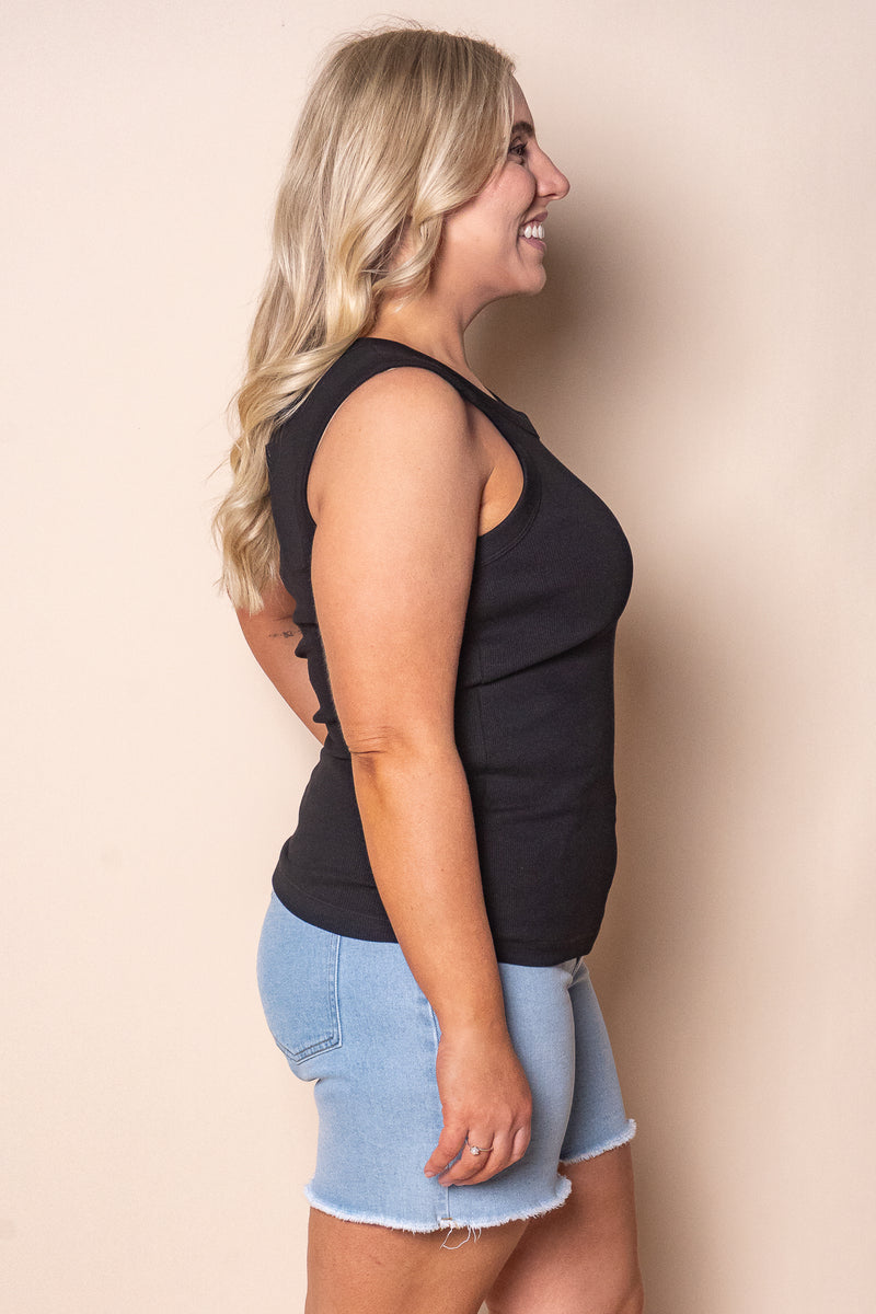 Iris Tank in Black - Foxwood – Always Alice