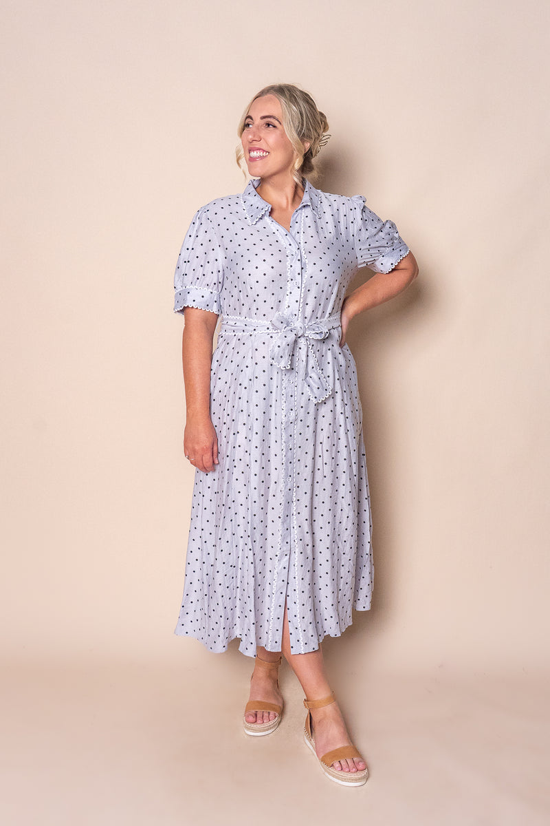 Kayleen Midi Dress in Light Grey – Always Alice