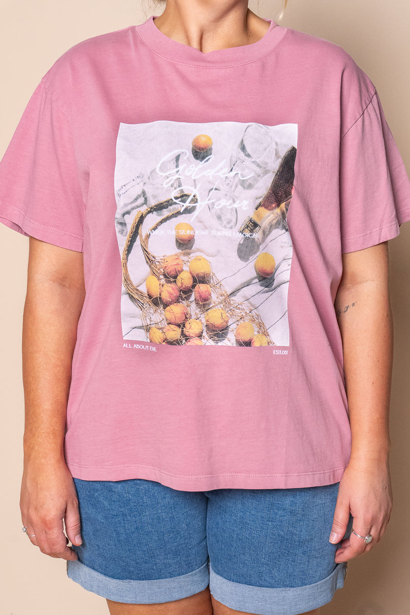 Golden Hour Box Tee in Quartz Pink - All About Eve – Always Alice