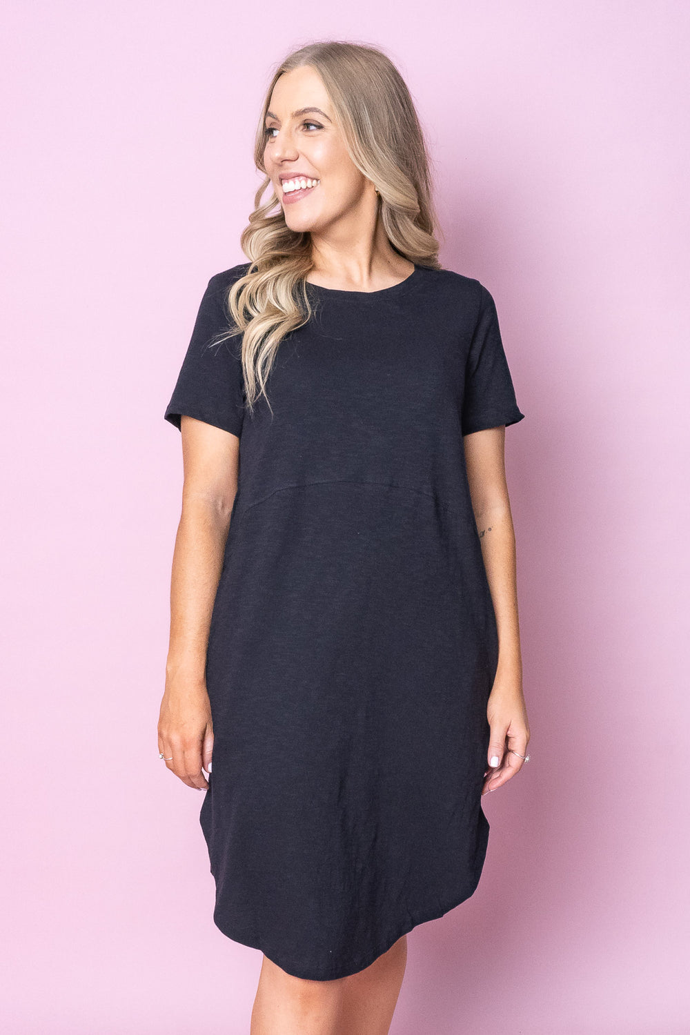 Bay Dress in Black - Foxwood – Always Alice