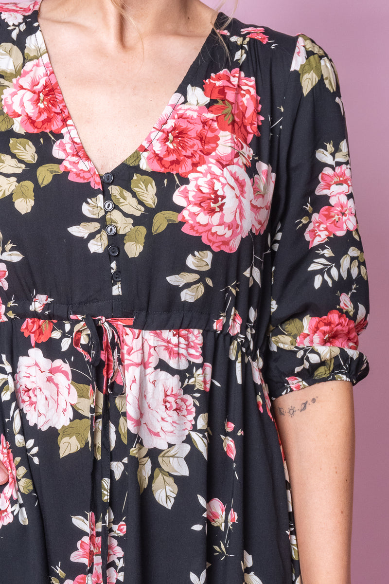 Sofia Dress in Black – Always Alice